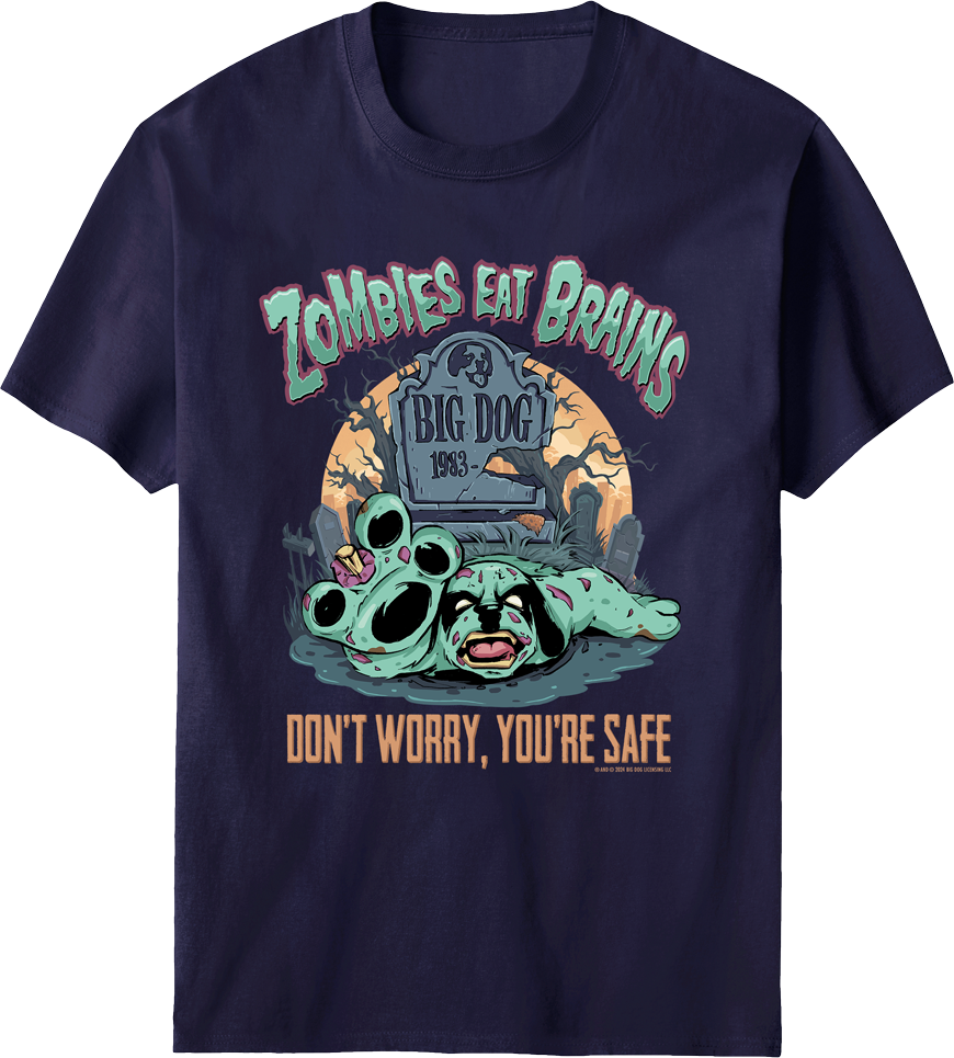 Zombies Eat Brains T-shirt – Big Dogs