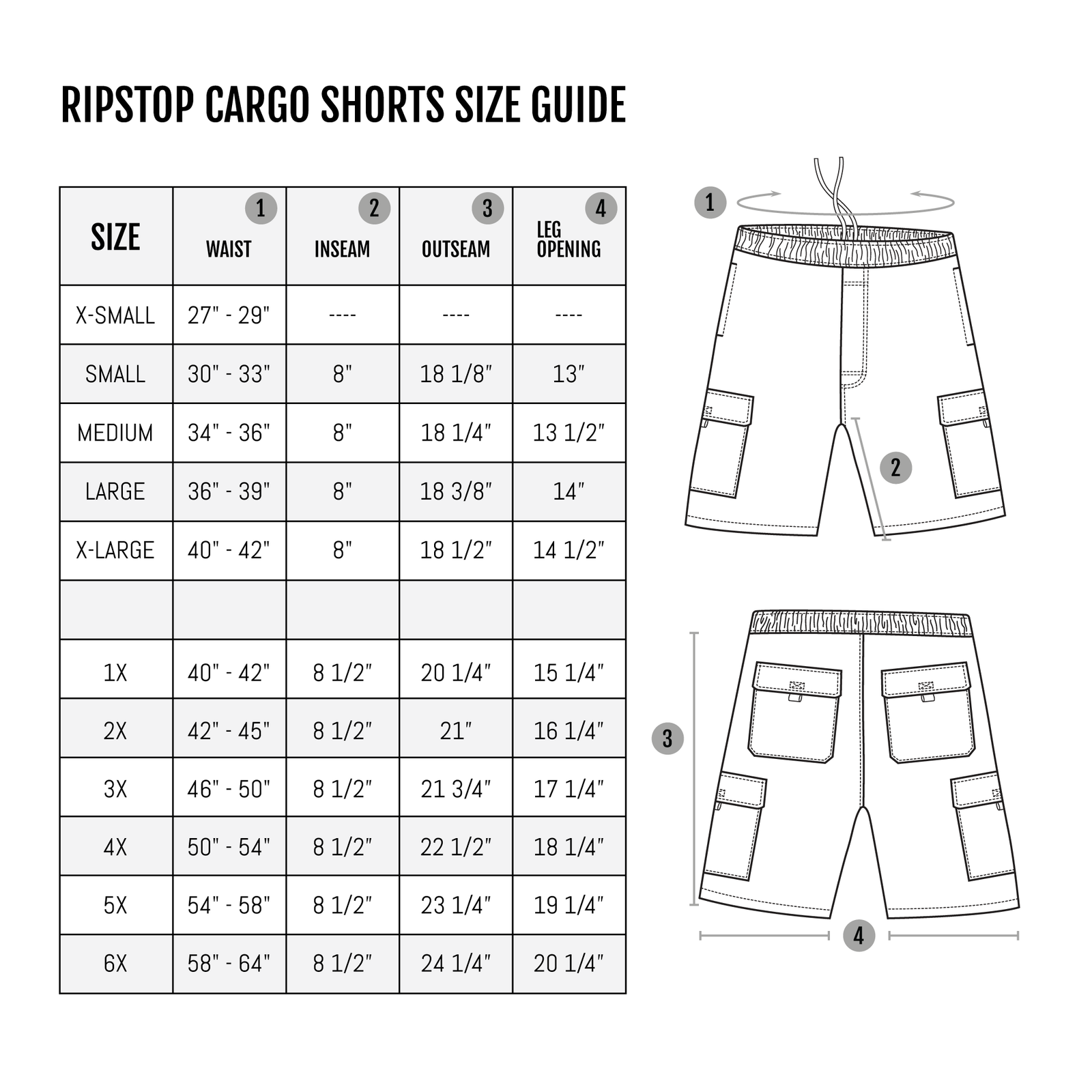Ripstop Cargo Shorts – Big Dogs