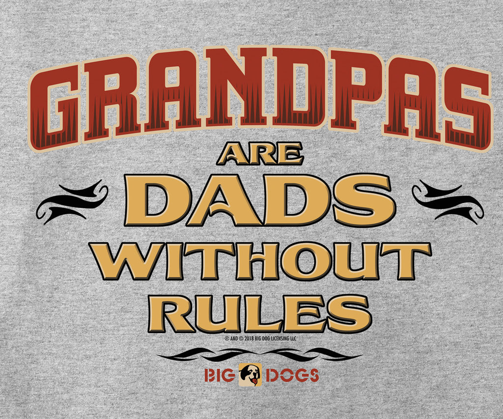 Grandpa Rules (fr) T-Shirt – Big Dogs